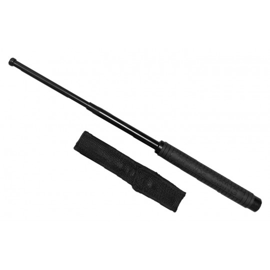 Matraque télescopique acier POLICE 21cm