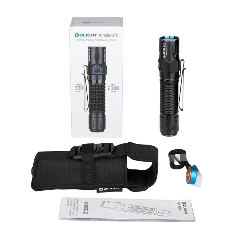 OLIGHT LAMPE TACTIQUE WARRIOR 3S - 2300 LUMENS